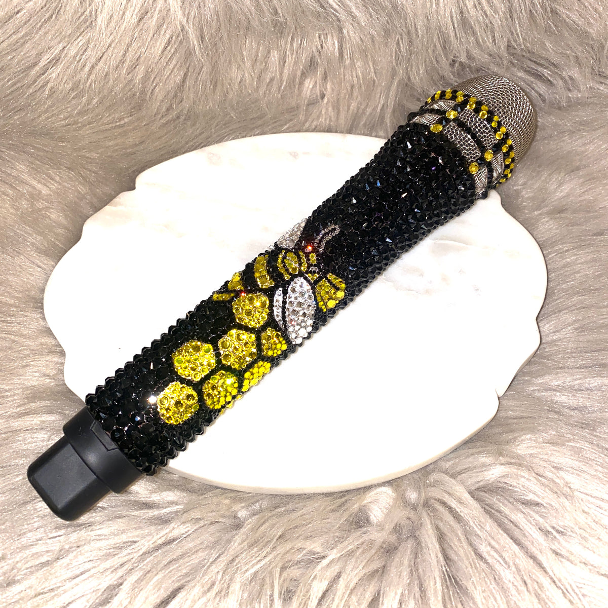 Custom Blinged Microphone – "Lyfe of Bling"